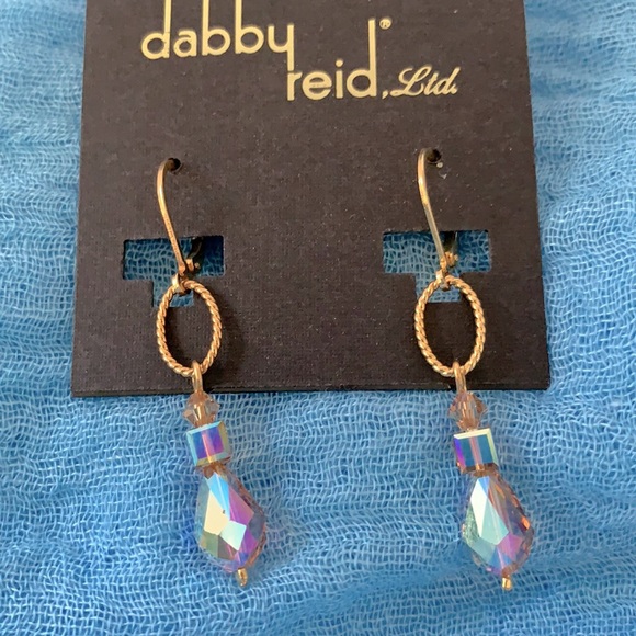 Dabby Reid | Jewelry | Dabby Reid Gold Swarovski Crystal Drop Earrings ...